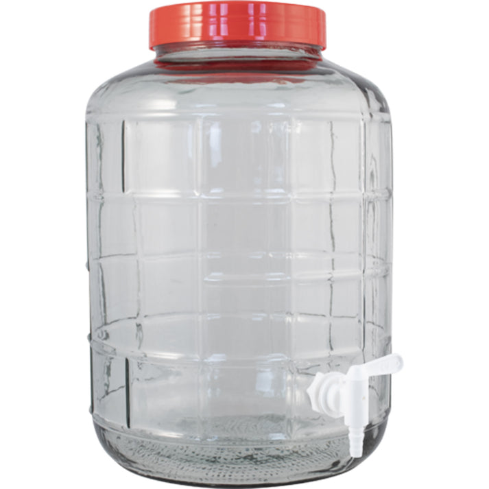 Wide Mouth Glass Carboy with Spigot - 1.3 gal.